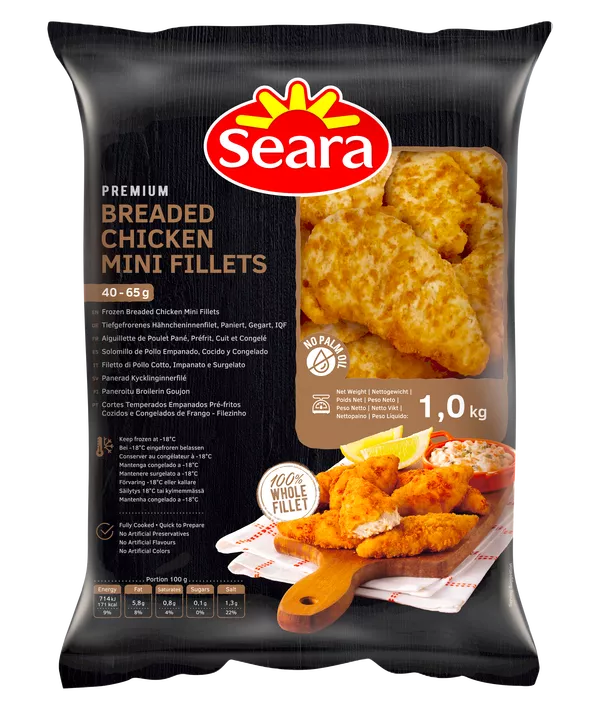 Seara Breaded Mini Chicken Fillet 1kg – Millbrook Foods Market