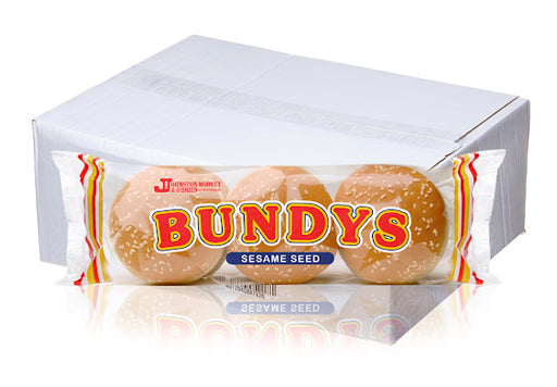 Johnston Mooney & O'Brien Seeded Burger Bundys 48 Box – Millbrook Foods ...